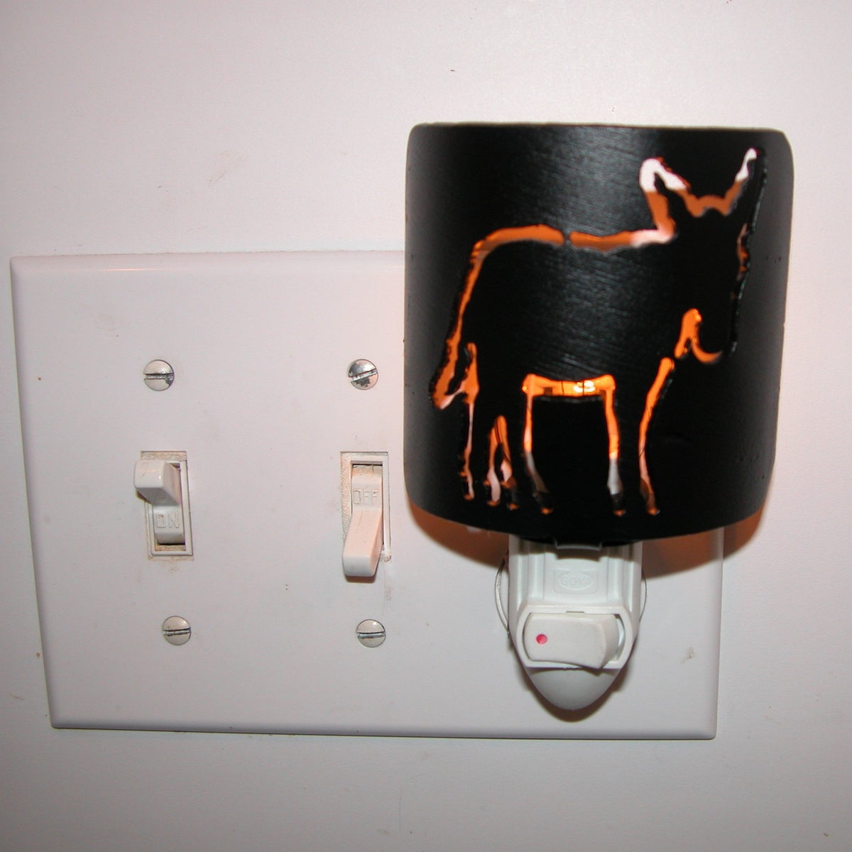 Metal - Night Light Donkey – The Mule Store